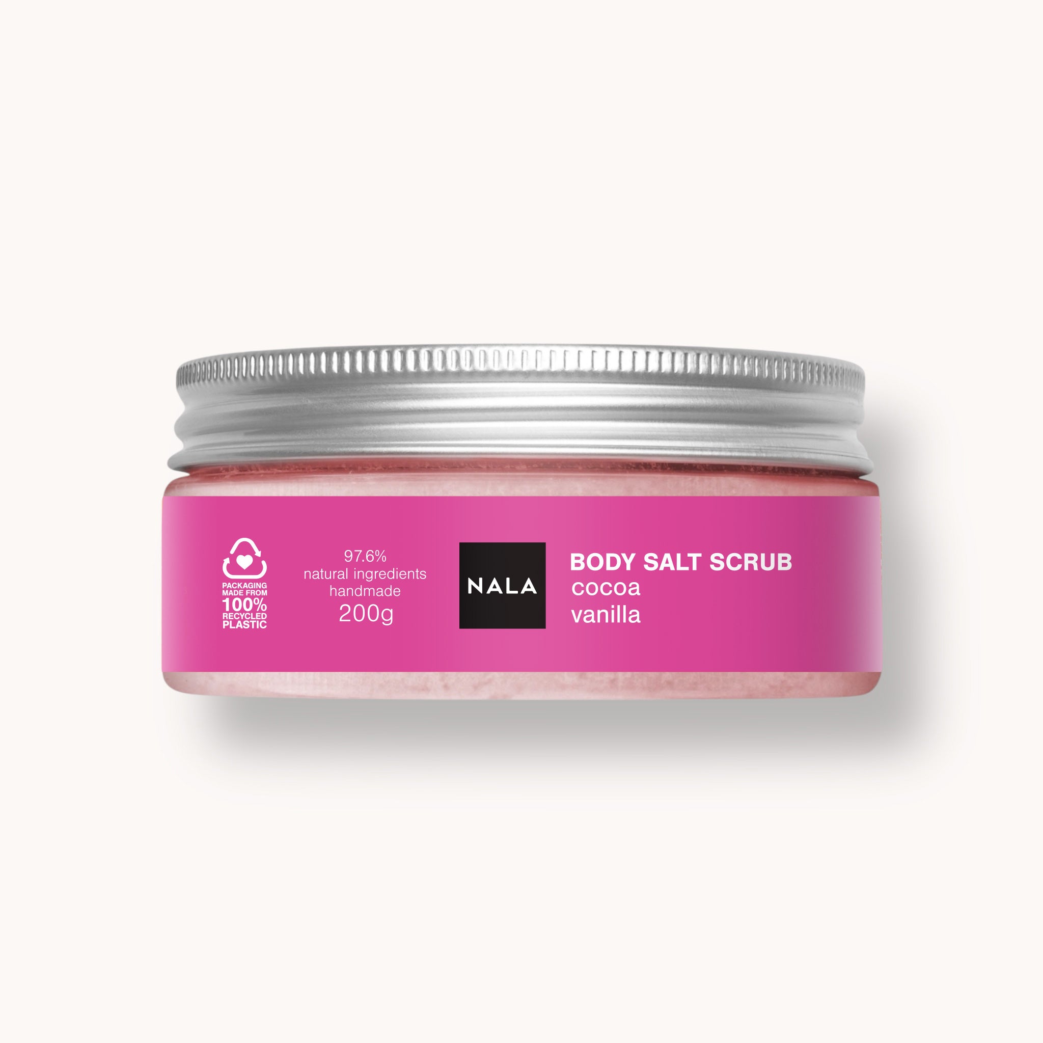 Body Salt Scrub - Cocoa & Vanilla – NALA Natural Cosmetics